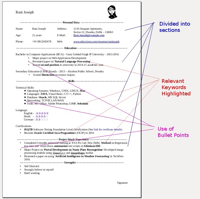 How To Write A Perfect Fresher Techie Resume? - IPUMusings.COM