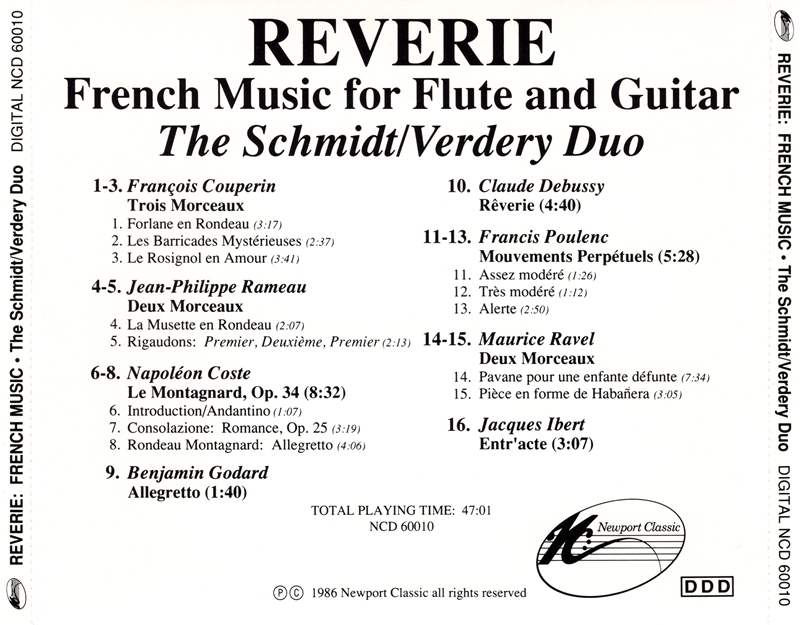 Chia sẻ âm nhạc: Newport Classic - Reverie - French Music for Flute and ...