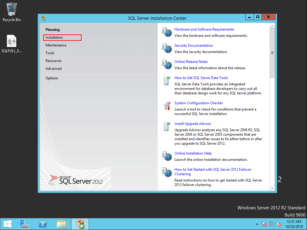 Microsoft SQL Server 2012 Kurulumu - Mustafa Sabri OĞUZ