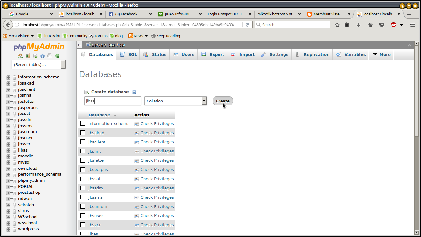 HOW TO INSTALLATION JIBAS IN LINUX MINT 17.03 | RIZKY FEBRIANSYAH BLC ...