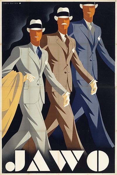 Art Deco Menswear Style.