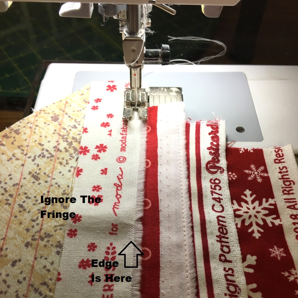 Happy Quilting: Sewing with Selvages Tutorial