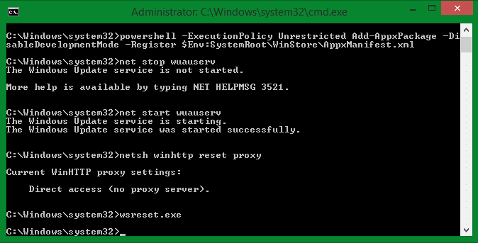 Fixing Proxyloading Issues With The Windows 8 App Store Extramaster