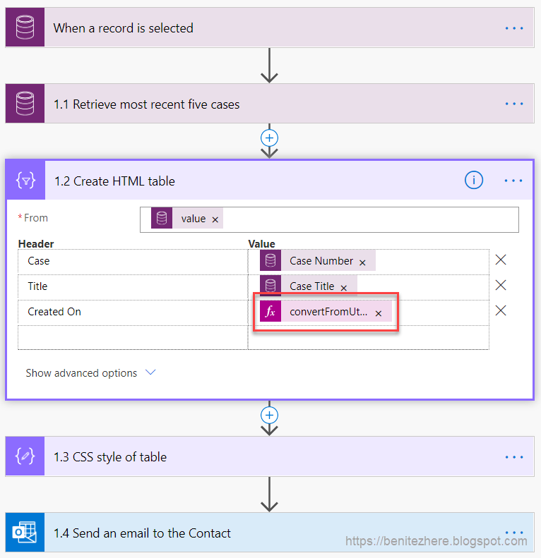 Displaying dates in a Create HTML Table action in Power Automate ...