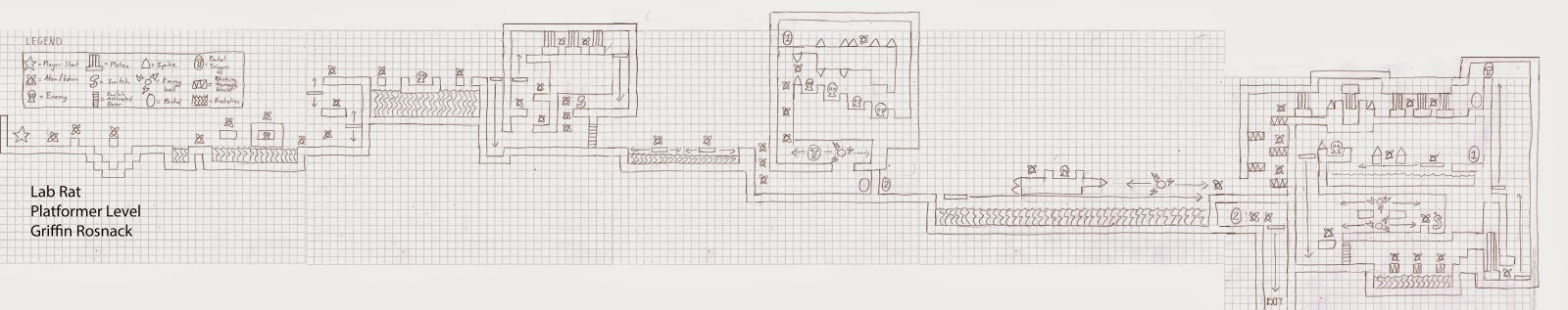 Griffin Rosnack - Game Artist: Lab Rat: Platformer Level Layout