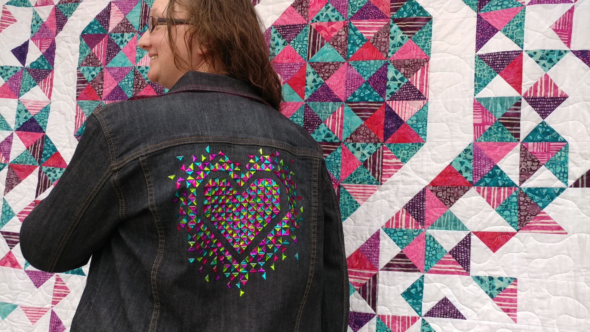 Slice of Pi Quilts: Exploding Heart Jacket!