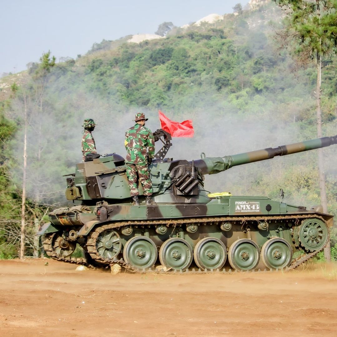 DEFENSE STUDIES: Latihan Menembak Senjata Berat Yonkav 2/TC di Pusdikif ...