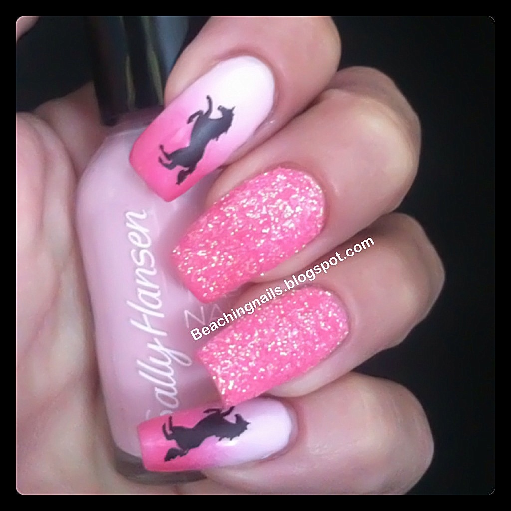 Surfer Girl aka Beaching Nails: Mystical Mani