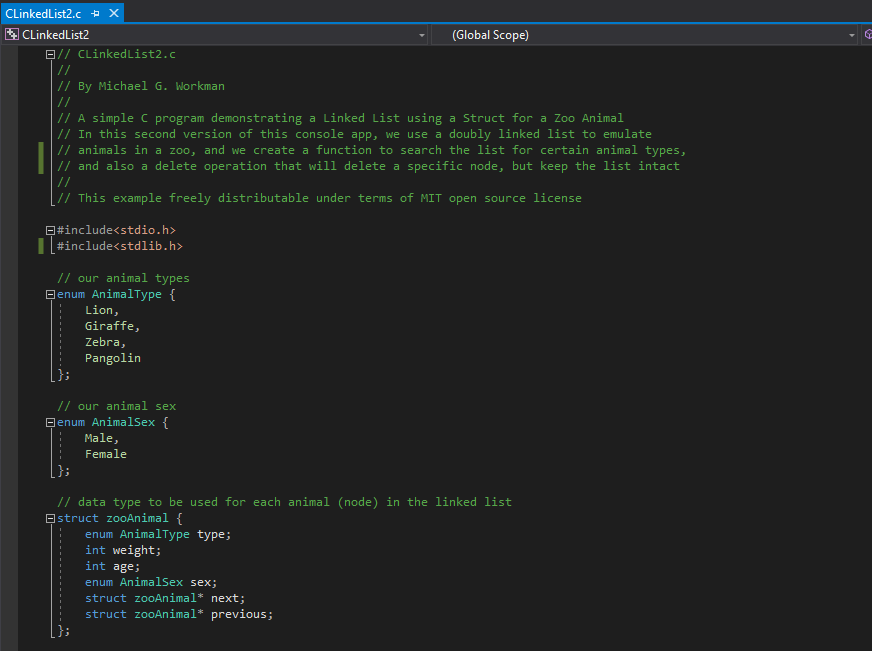 Using Linked Lists In The C Programming Language - PART 2