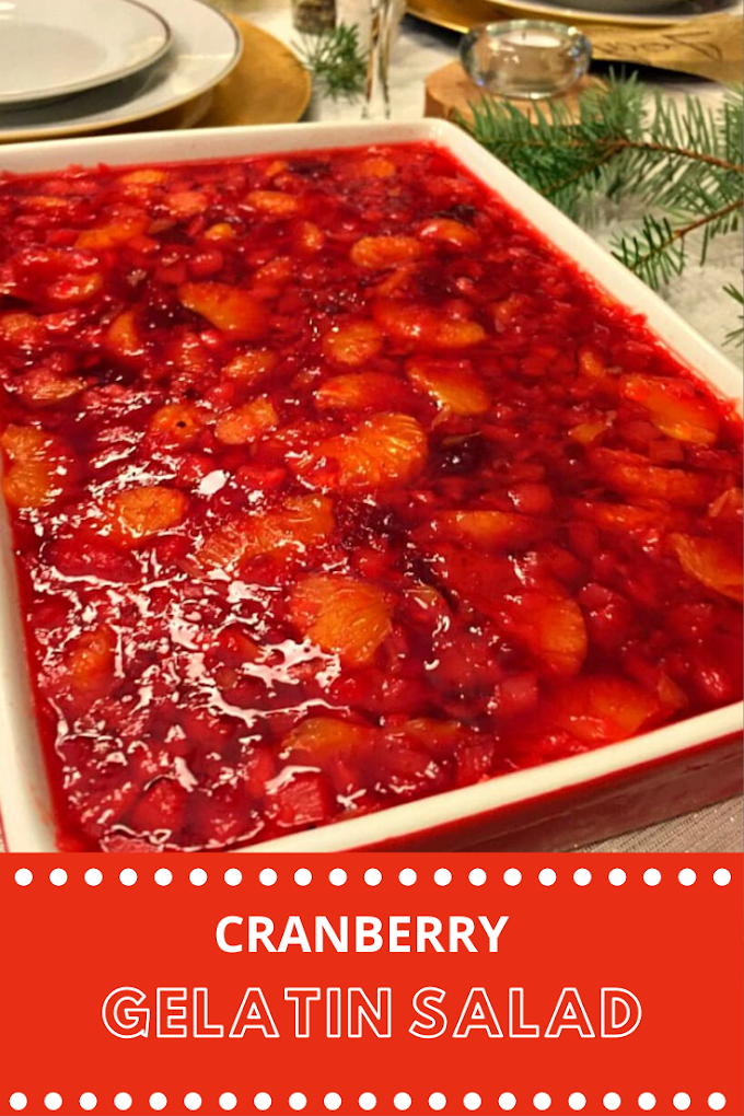 Cranberry Gelatin Salad Popular Recipes