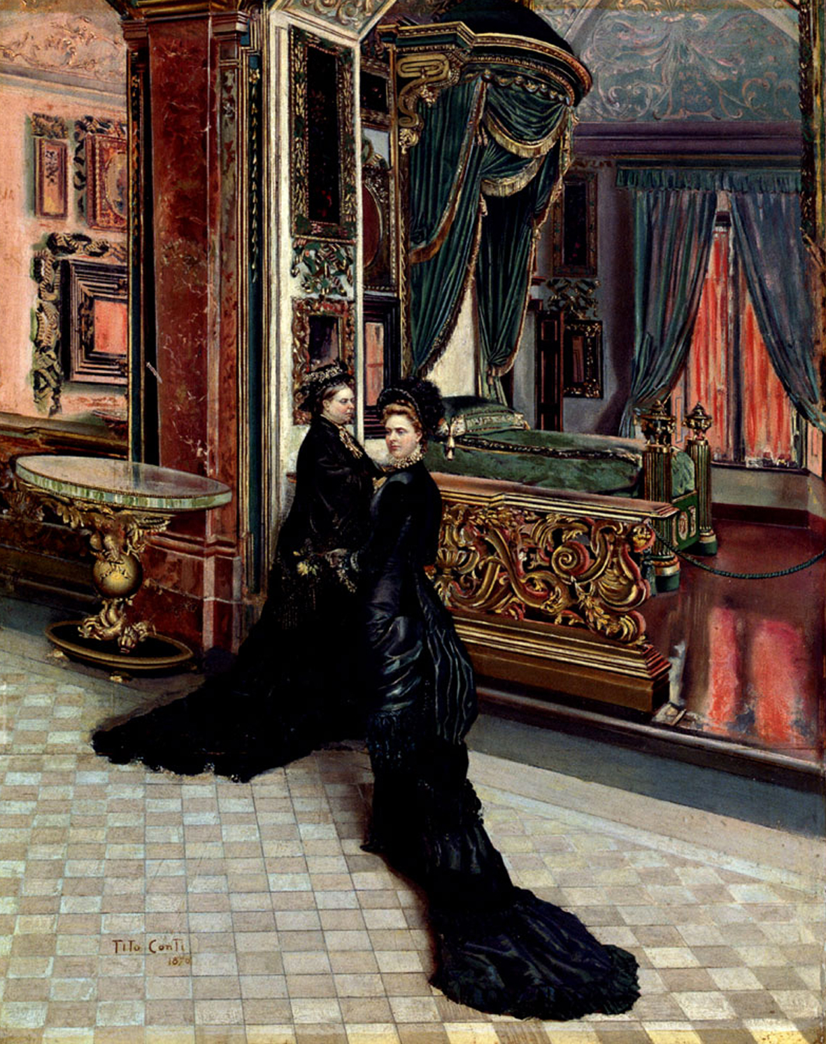 Tito Conti (1842-1924) | Genre painter | Tutt'Art@ | Pittura * Scultura ...