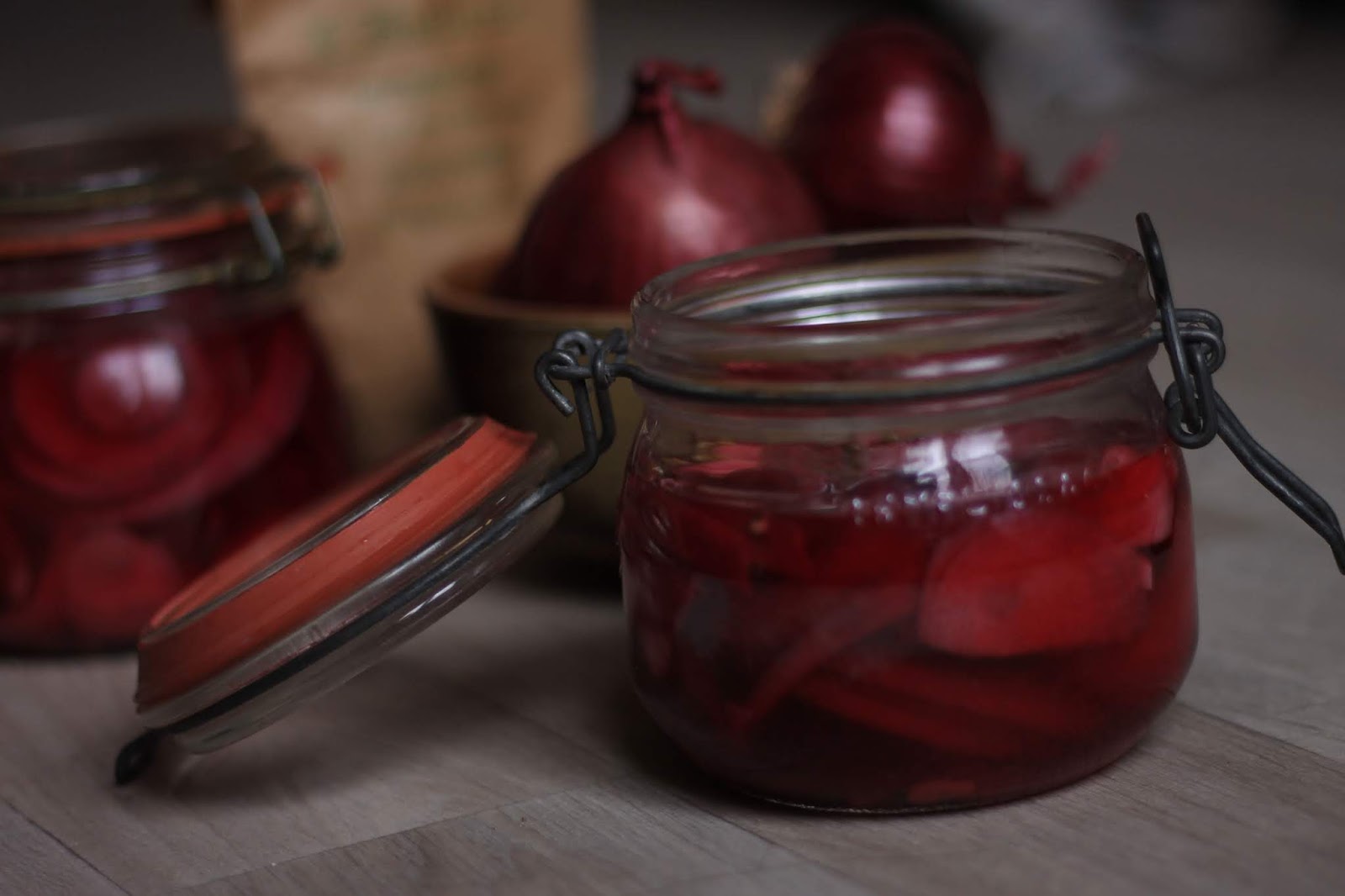 Pickles d'oignon rouges - Une merveille