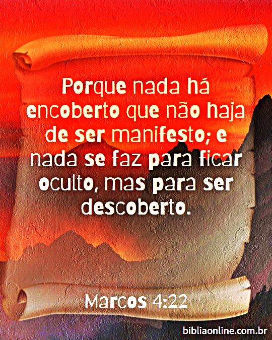 GOSPEL CASTLE: Porque nada há encoberto...