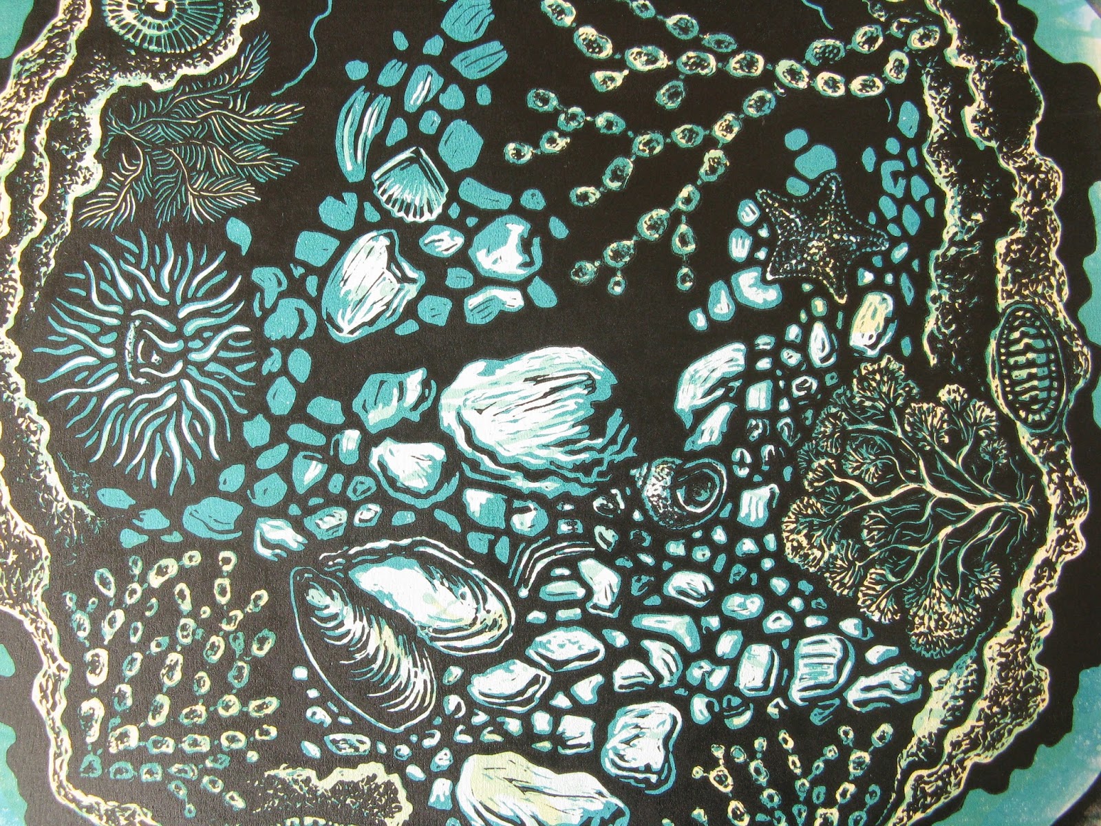 Toni Hartill Art: My 3D rockpool for Boundless Printmaking exhibition ...