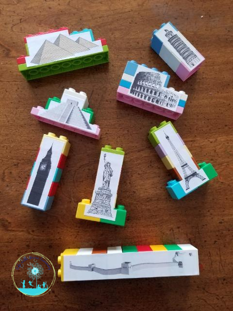 DIY Famous Monument Puzzles for Hands-on Learning - Life with Moore Babies