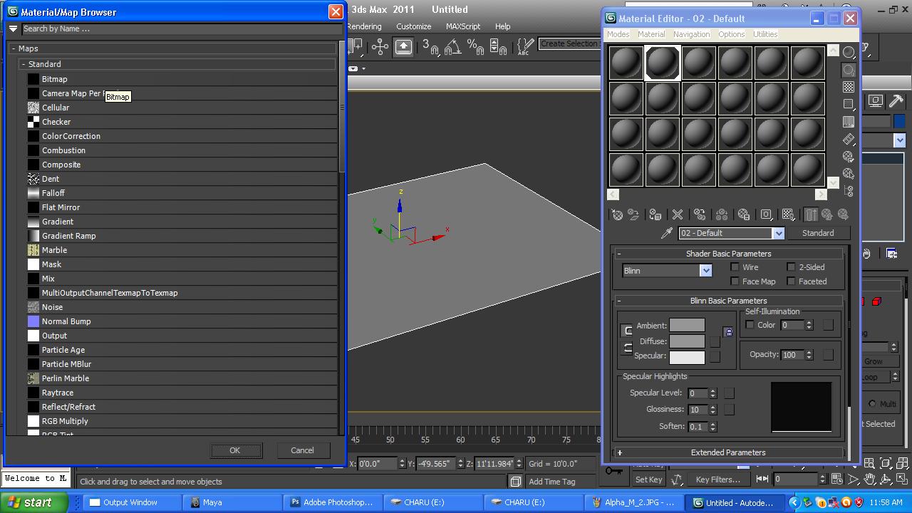3d tutorials: Using Alpha in 3ds-Max