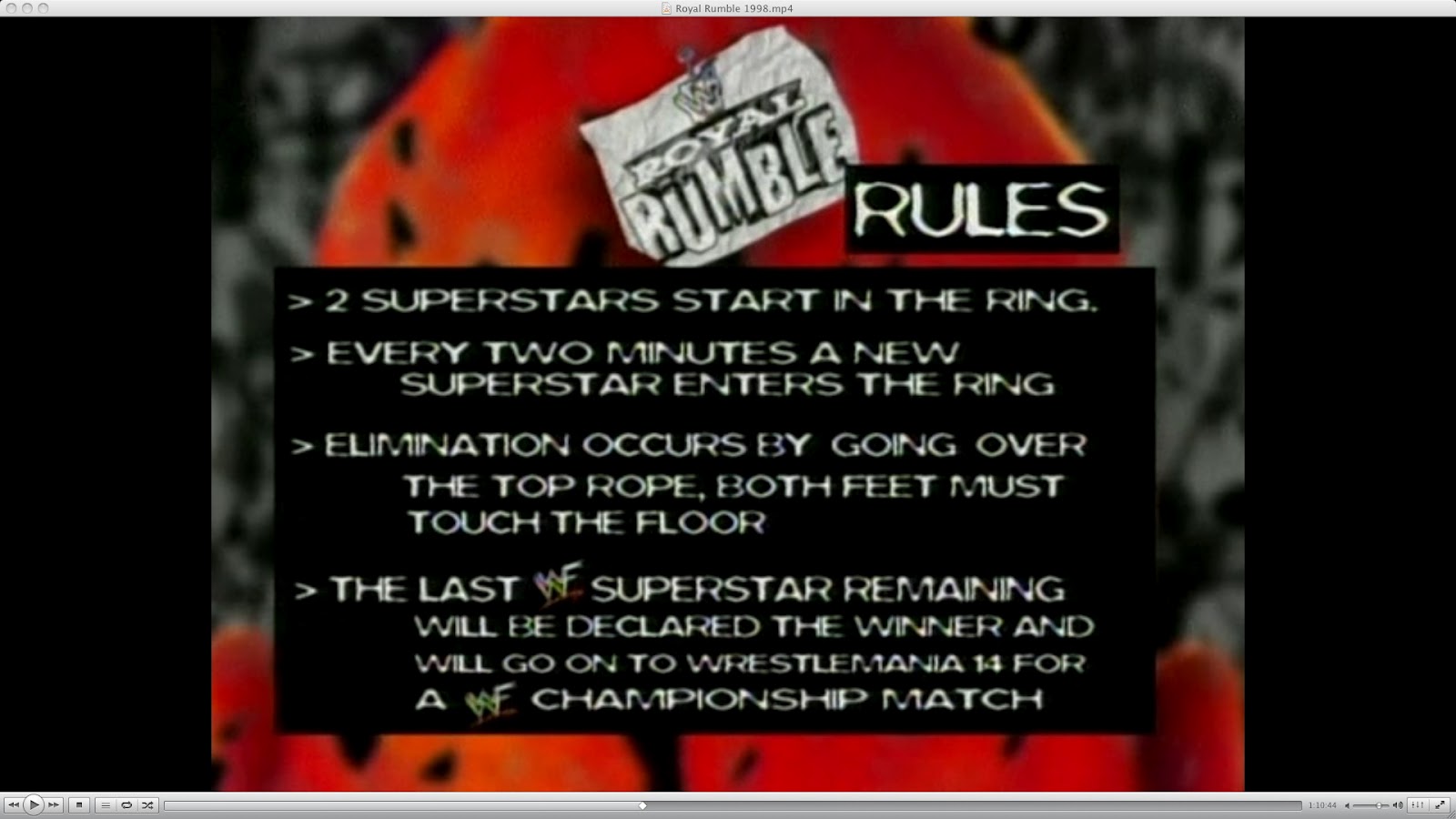 WWF - 1998 - Year In Review: Royal Rumble 1998 - January 18th 1998