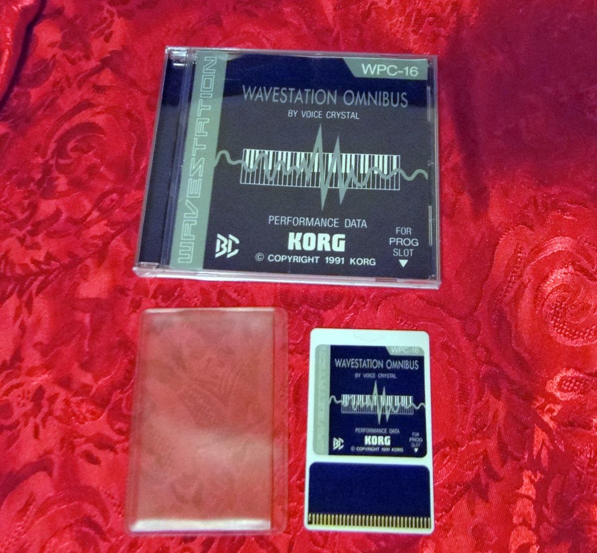 MATRIXSYNTH: KORG Wavestation Soundset Data RAM Cards