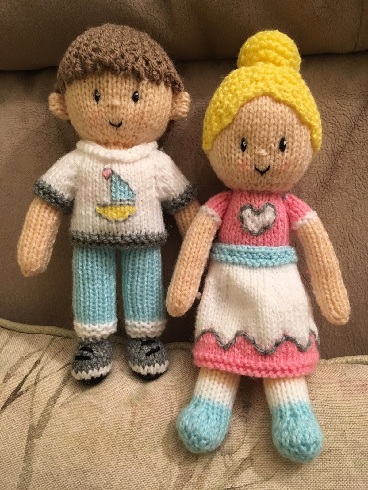 Angela Turner Designs: Tilly and Tom Knitting Pattern
