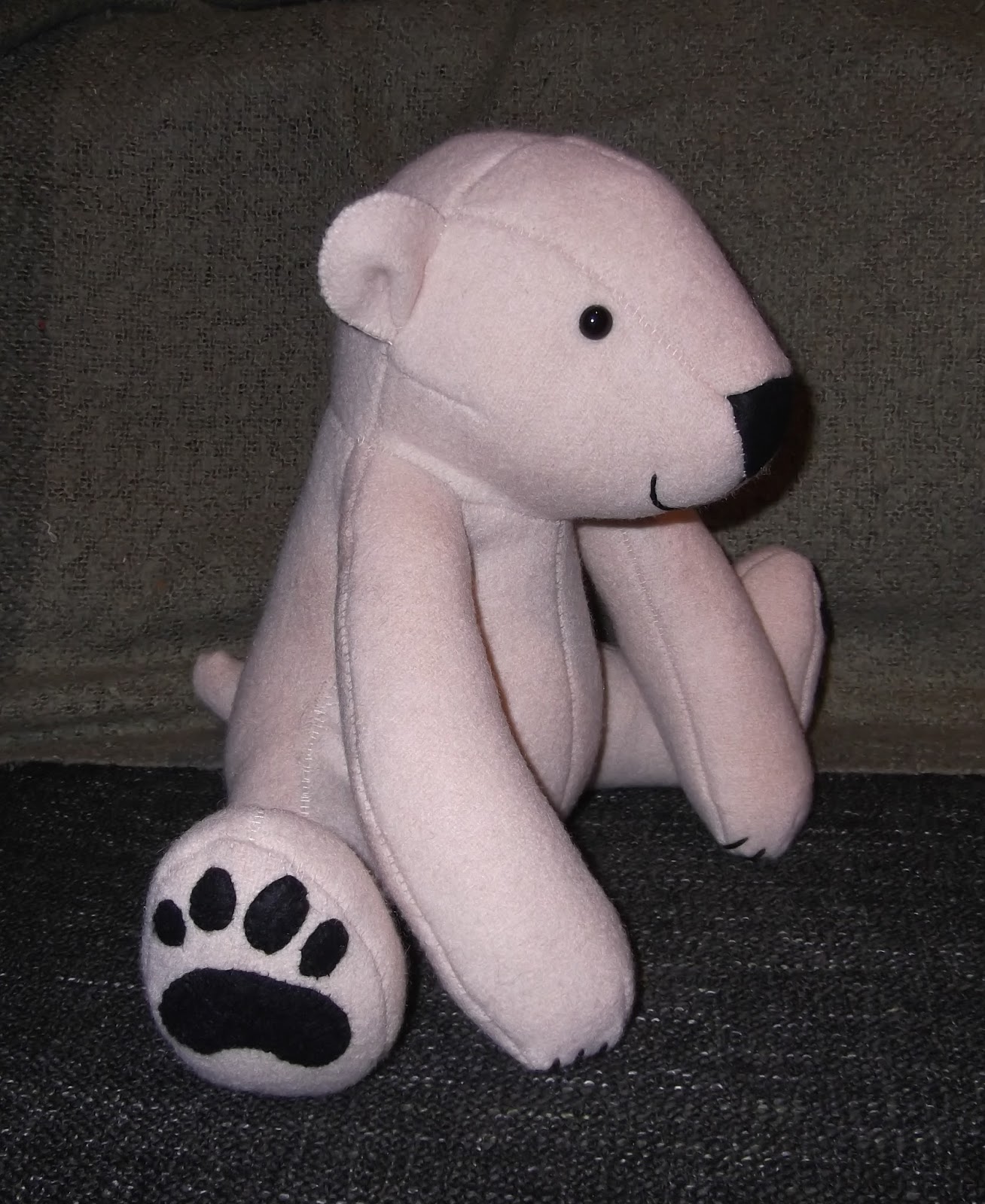 Uniqart: Pretty Plush Polar Bear...