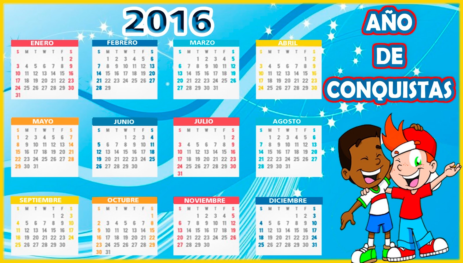 EBI Chile: Más Calendarios 2016