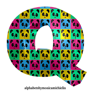 M. Michielin Alphabets: COLOUR PANDA BEAR ALPHABET, ICONS PNG AND ...