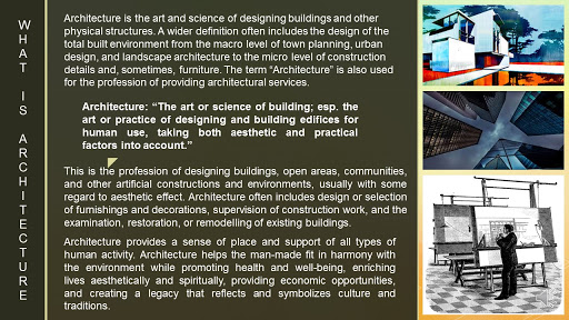 WHAT IS ARCHITECTURE?