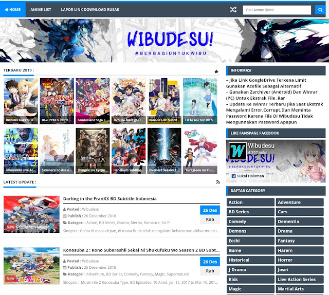 Rekomendasi 3 Situs Anime Terbaik 2019 Download Batch BD Terlengkap Sub ...