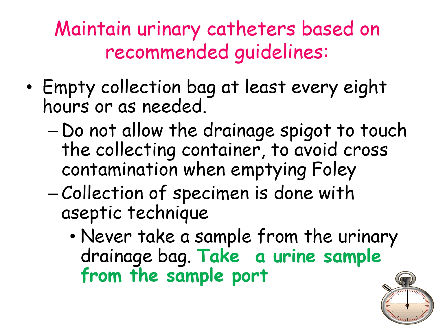 Importance of Infection Prevention from CAUTI and Use of Care Bundle ...