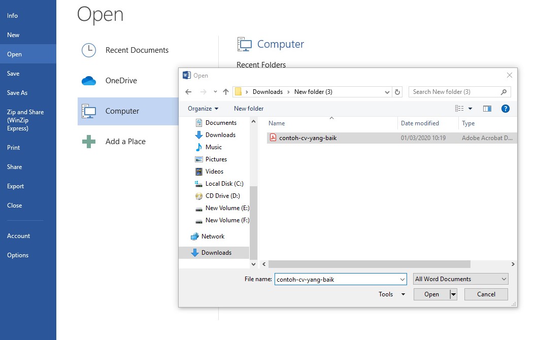 4 Cara Mudah Merubah File PDF ke Microsoft Word - Blog Belajar Online ...