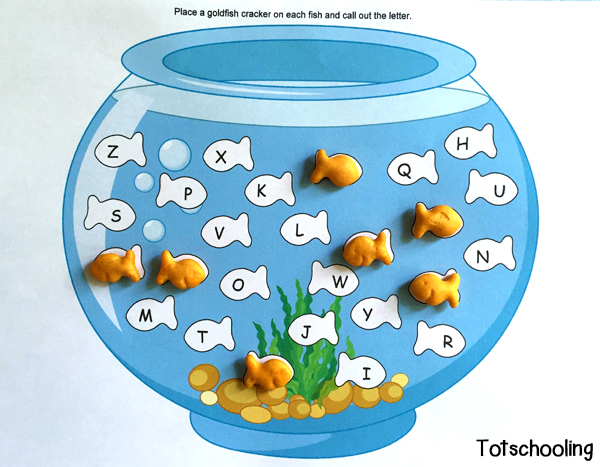 Goldfish Crackers Math & Literacy Pack