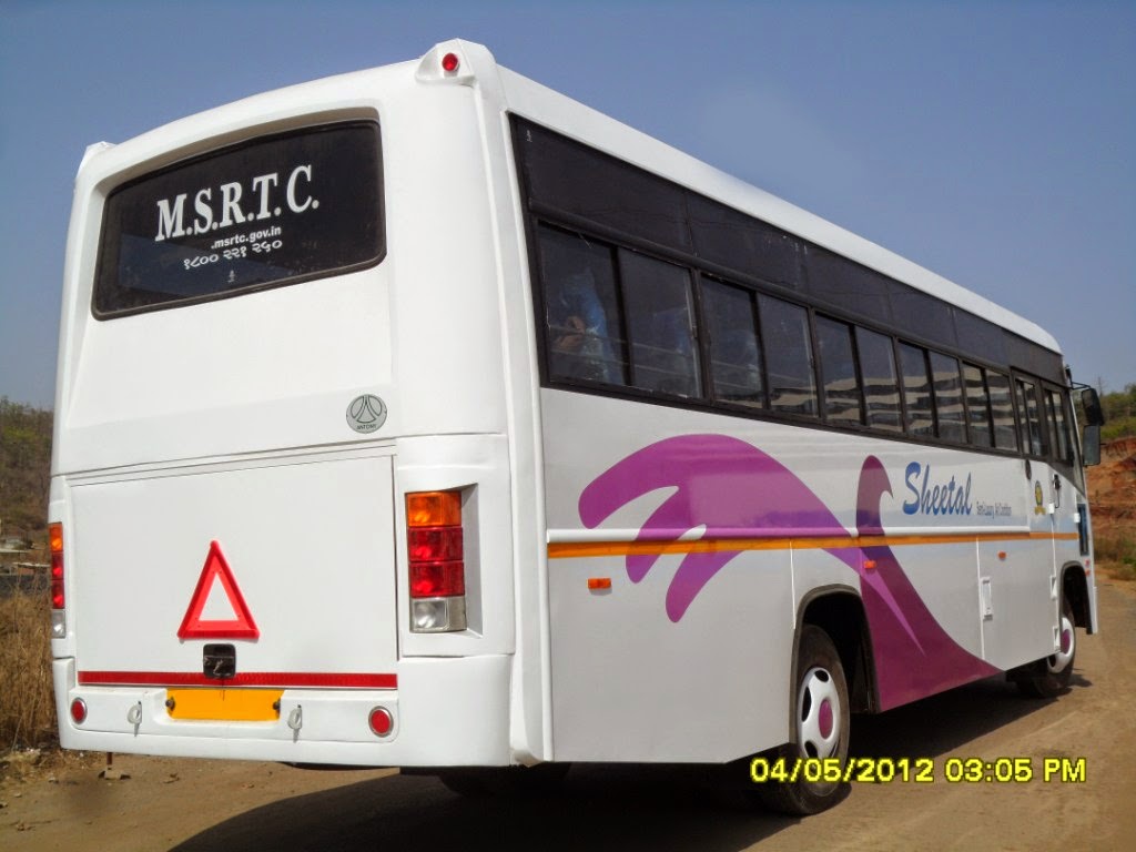 MSRTC : New Look of MSRTC Buses.