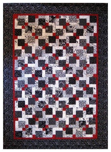 Happy to be Scrappy: Graduation Quilt