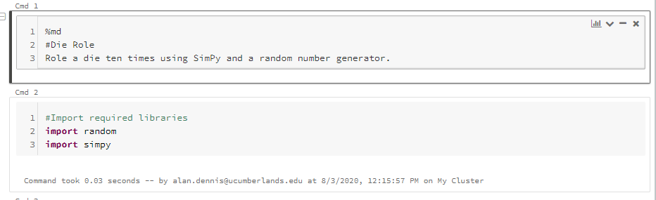 Alan Dennis' Blog: Discrete Event Simulation with SimPy using Databricks Alan Dennis' Blog: Discrete Event Simulation with SimPy using Databricks