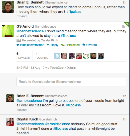 Flipping with Kirch: #flipclass chat 8/13/12 - Engaging Students