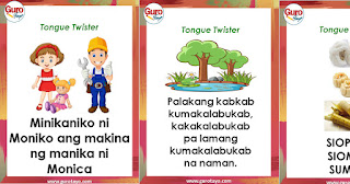 TONGUE TWISTER TAGALOG (Free Download) - Guro Tayo