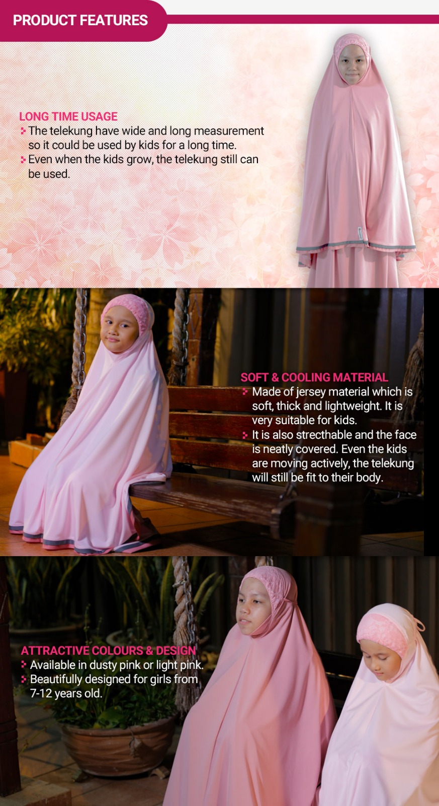 Telekung Eksklusif Al Kauthar - Butik Busana Solat