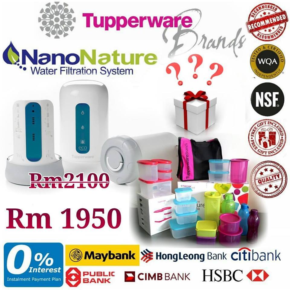 MySarah Tupperware Syndicate: Register With Water Flow Set