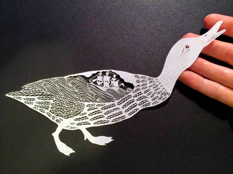 Mail2Day: Detailed Hand Cut Paper Art | by Maude White (22 pics)