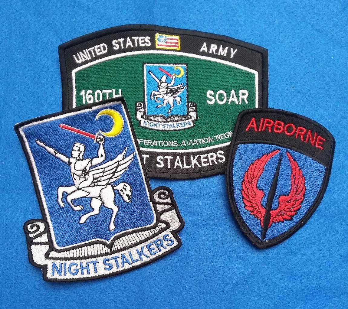 Armia Shop - Diecast & Militaria: Patch Bordir NIGHT STALKERS 160th ...