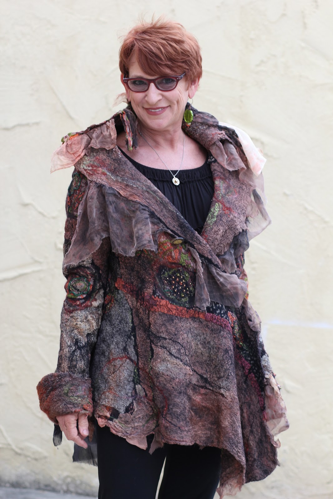 Studio 907: Creating a Seamless Nuno Felted Reversible Jacket