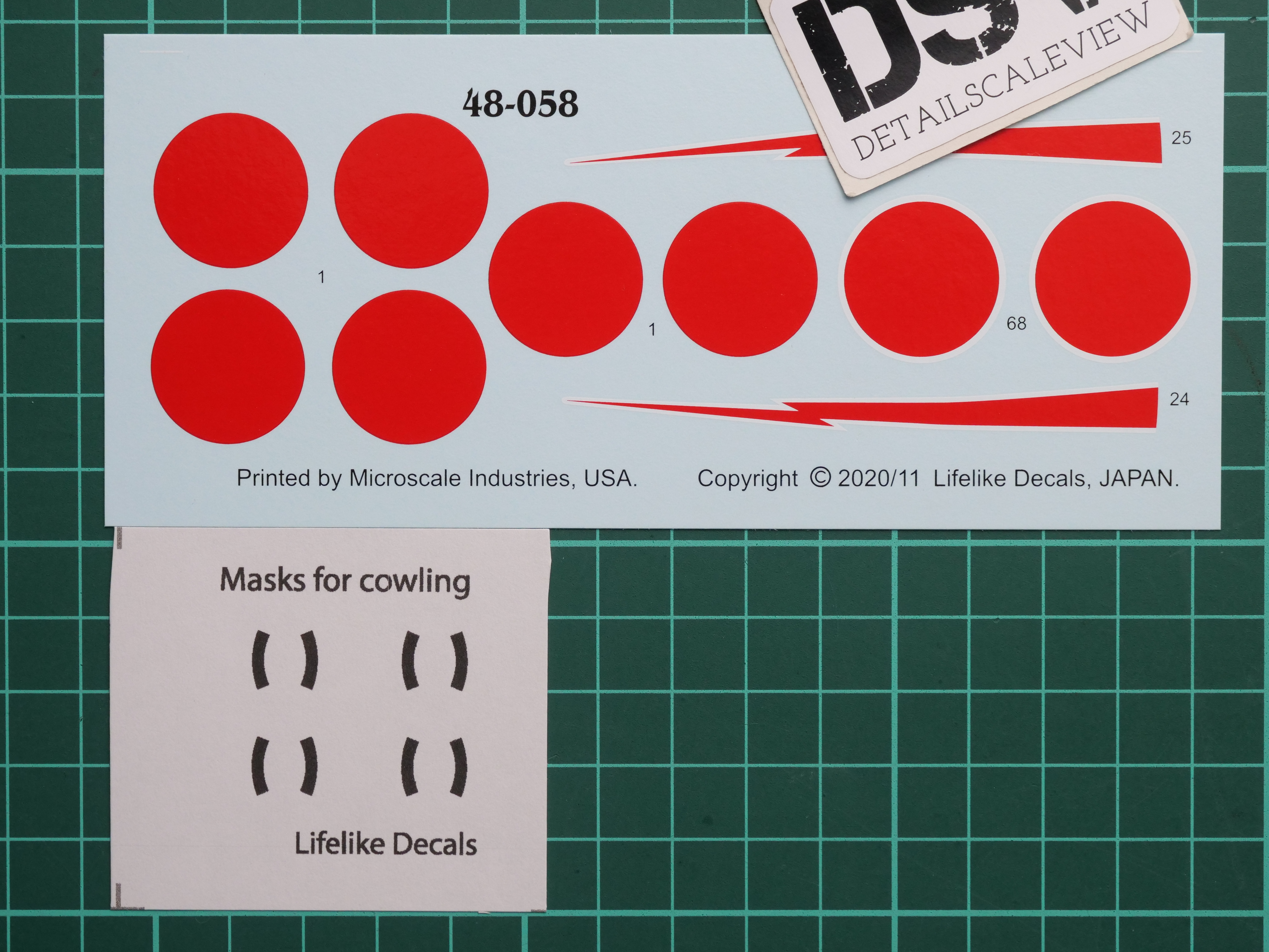 Lifelike Decals 1/48 Type 97 Fighters Part 6 (48-058) - DetailScaleView