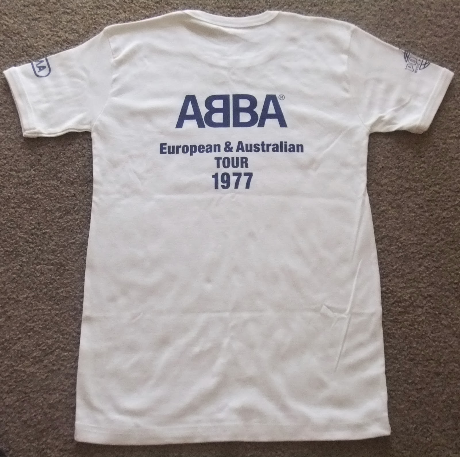 ABBAFanatic: New ABBA Collection Item - 1977 Crew T-Shirt