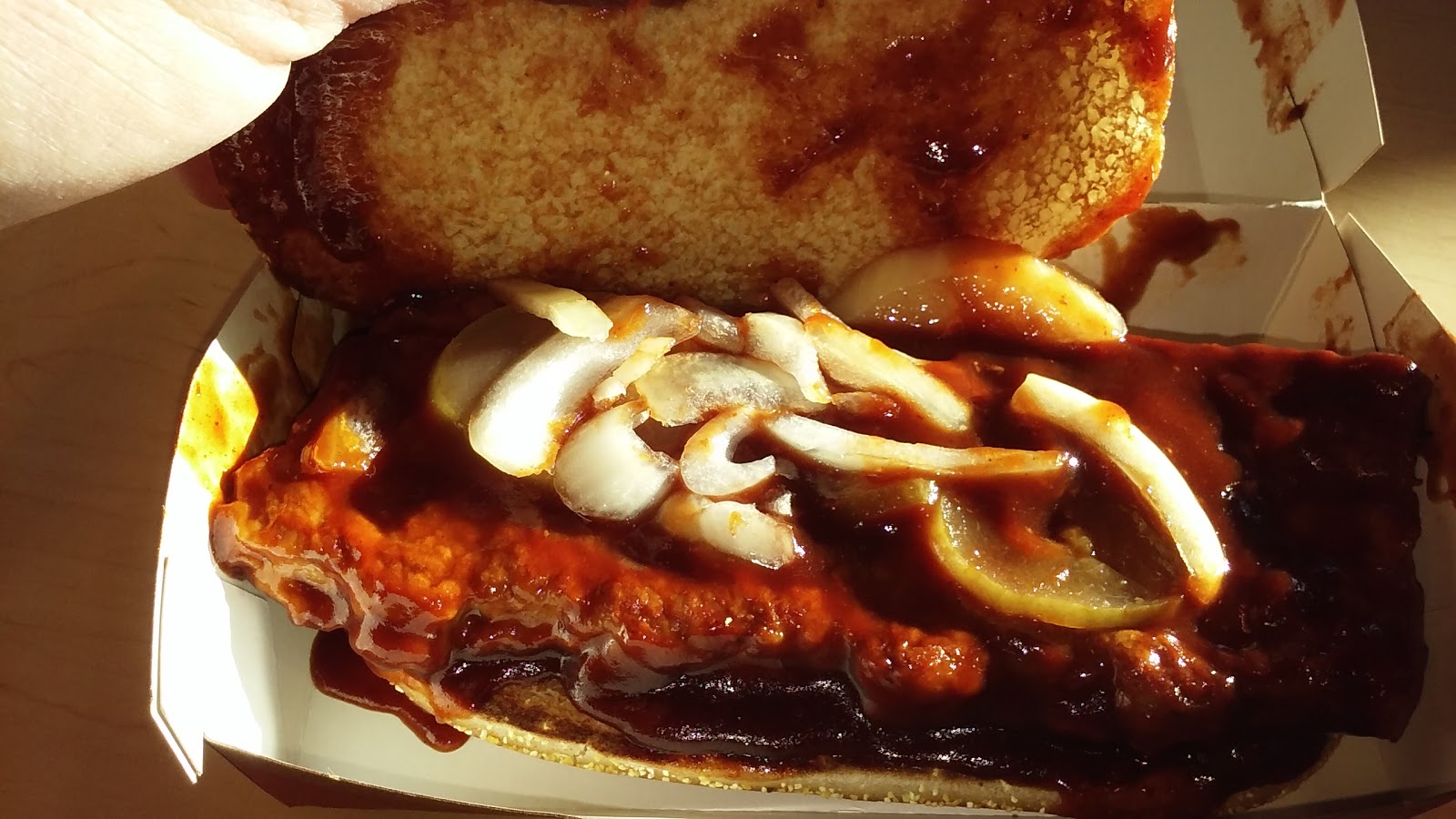 The Adventurous food guy: Mcdonald's McRib