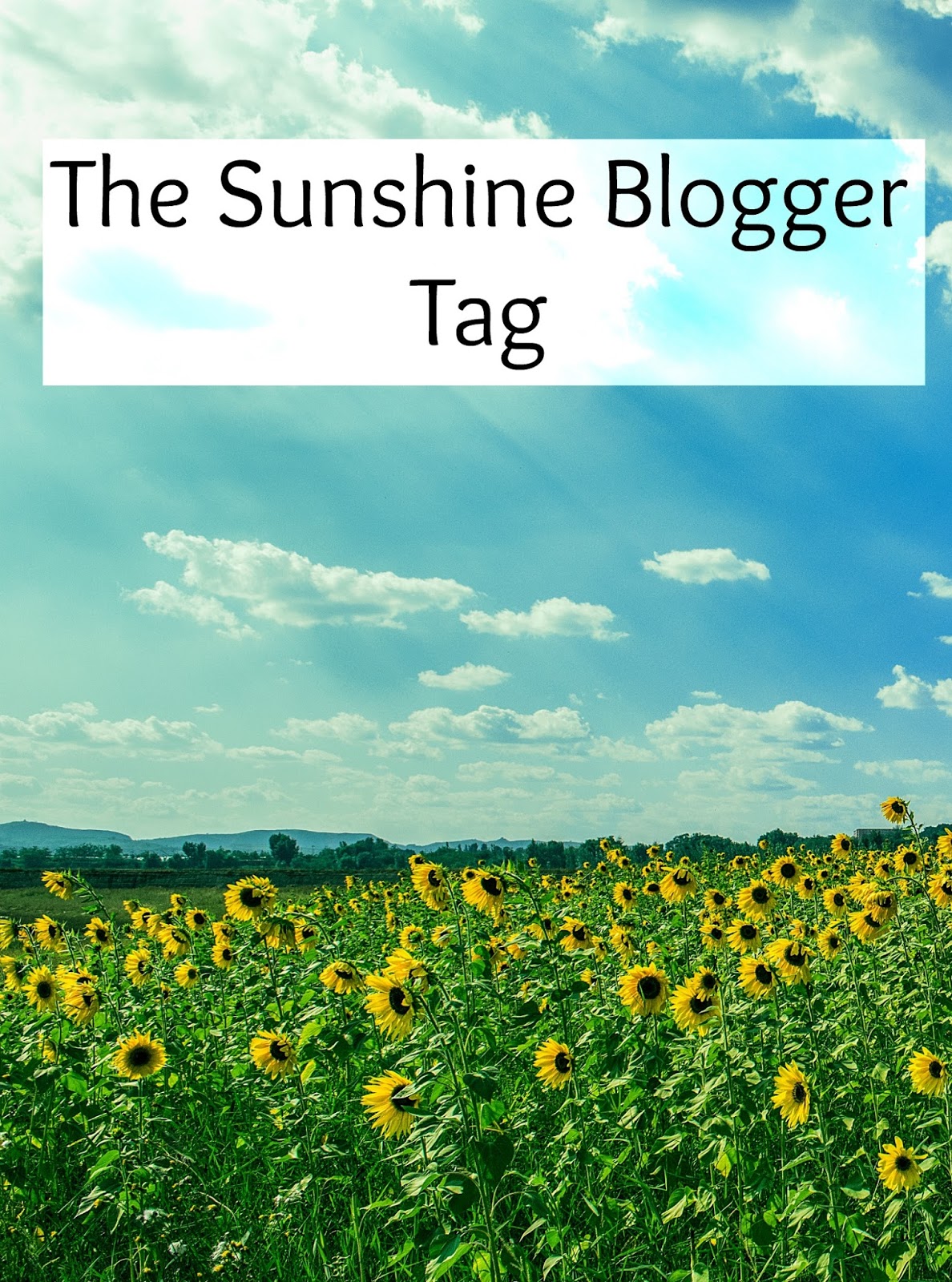 The Sunshine Blogger Tag