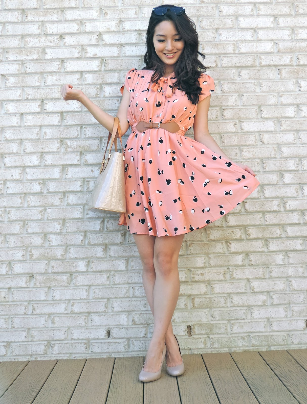 The Pleated Print Dress - Sensible Stylista