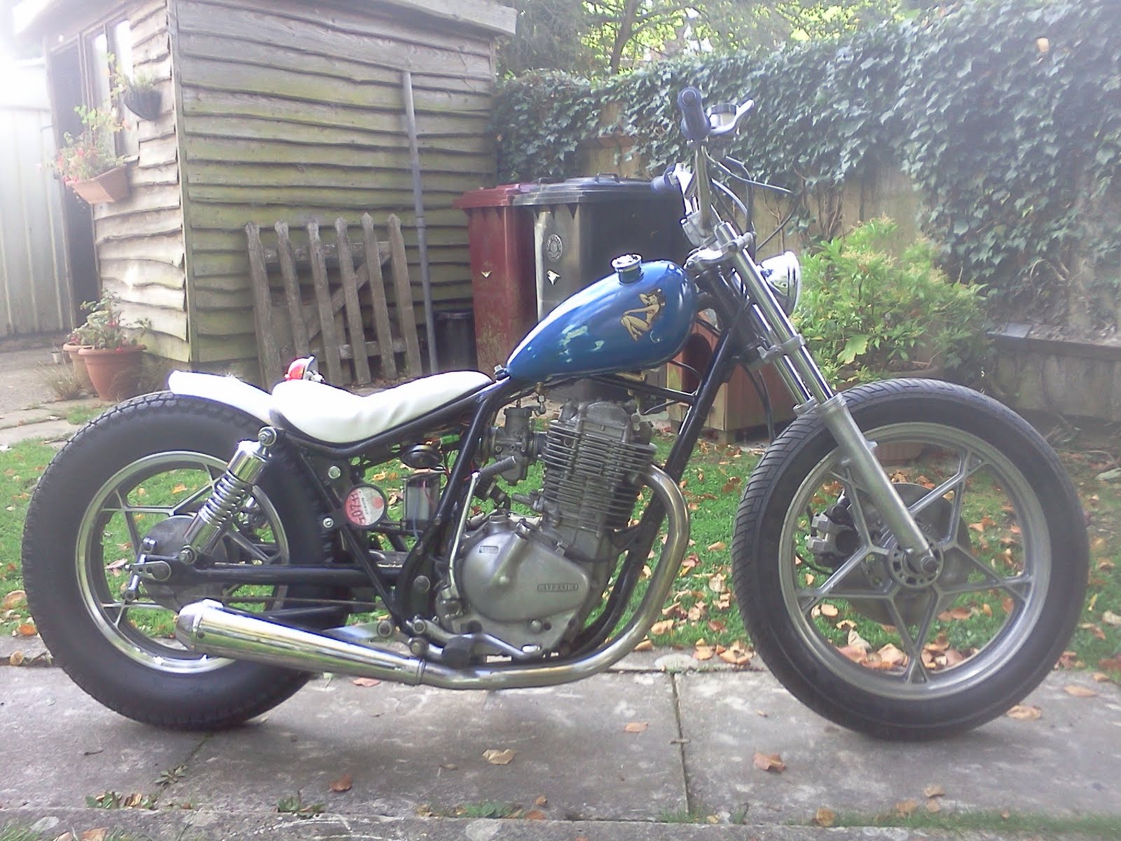 Suzuki GN 400 Umbau - Garage-Builders - Chopperforum
