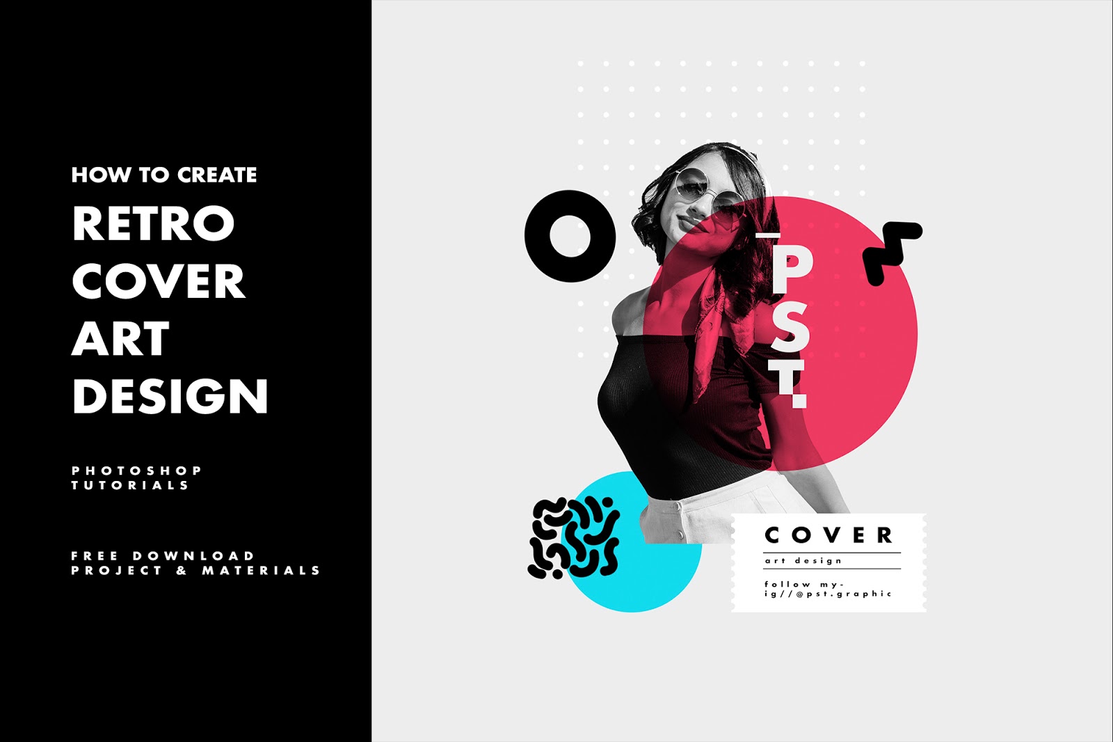 How to Create Retro Cover Art Design - Photoshop Tutorials