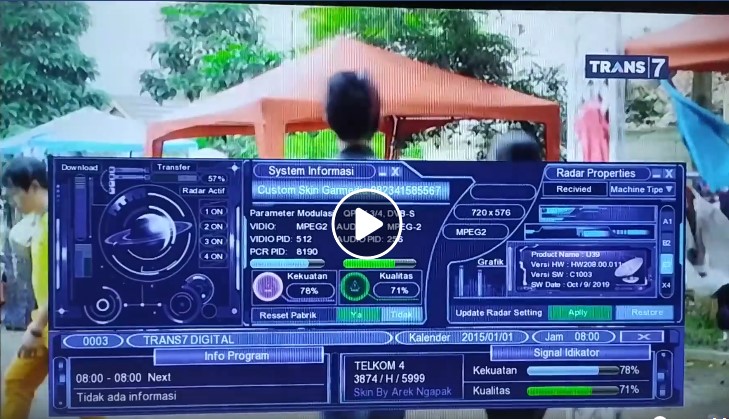 Software Optus K-Vision - Gardiner - LG-SAT Recom Receiver - Software ...