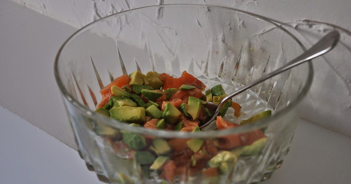 Géraldine en cuisine: Salade d'avocat, soja et saumon frais